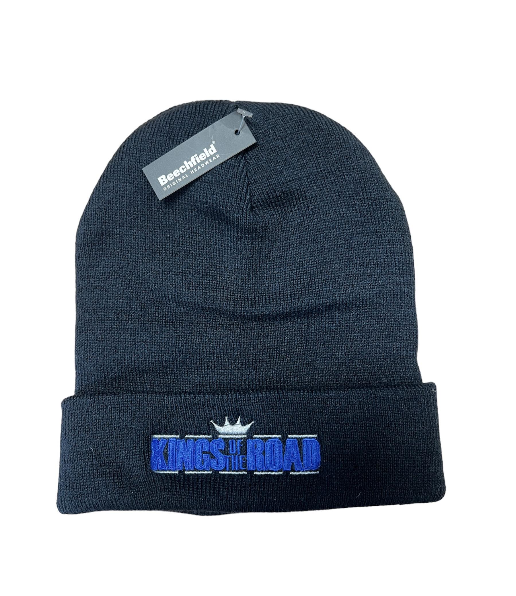 KINGS Beanie Hat - Navy – thekingsoftheroad.com